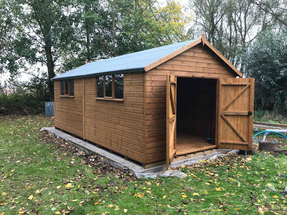 Shed Bases - Newark Concrete