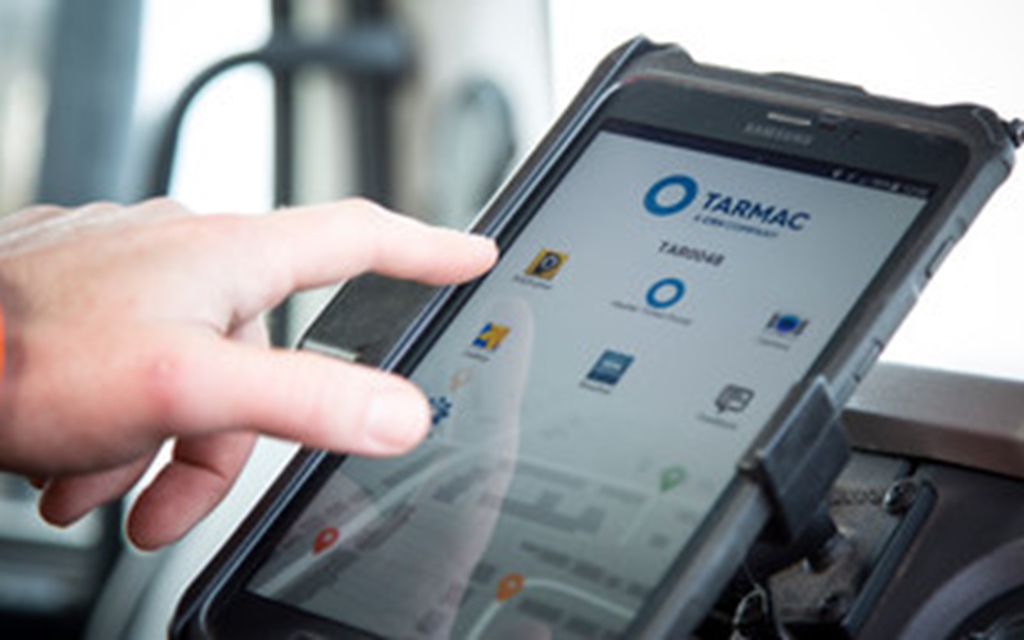 Tarmac deliveries go digital with innovative tracking system - Tarmac