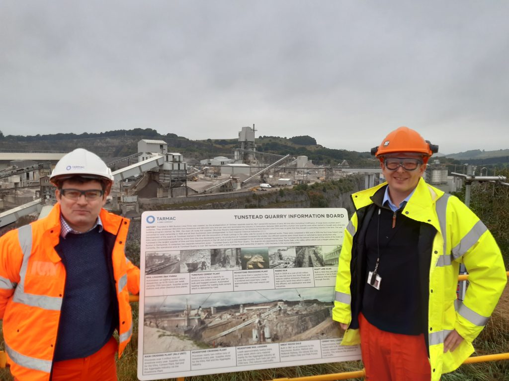 High Peak MP visits Tarmac’s Tunstead Quarry - Tarmac