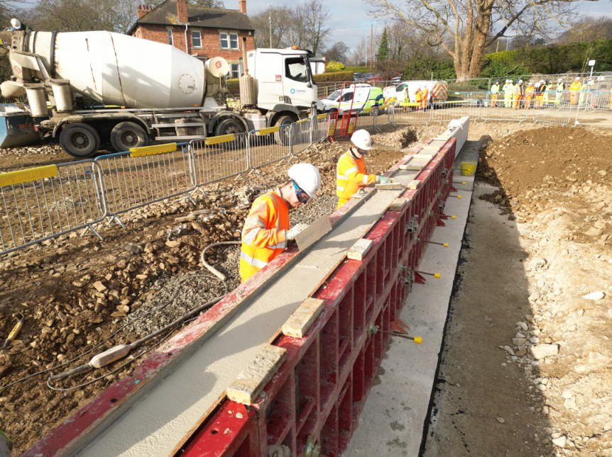 BAM, the Environment Agency and Tarmac trial low-carbon concrete on ...