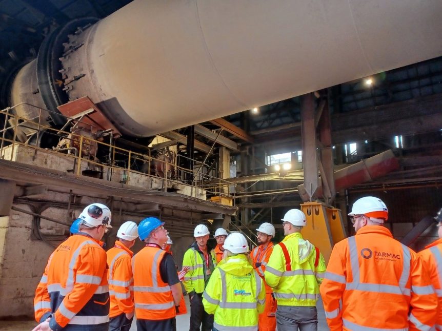 Concrete Society visit Tarmac’s Dunbar cement plant - Tarmac