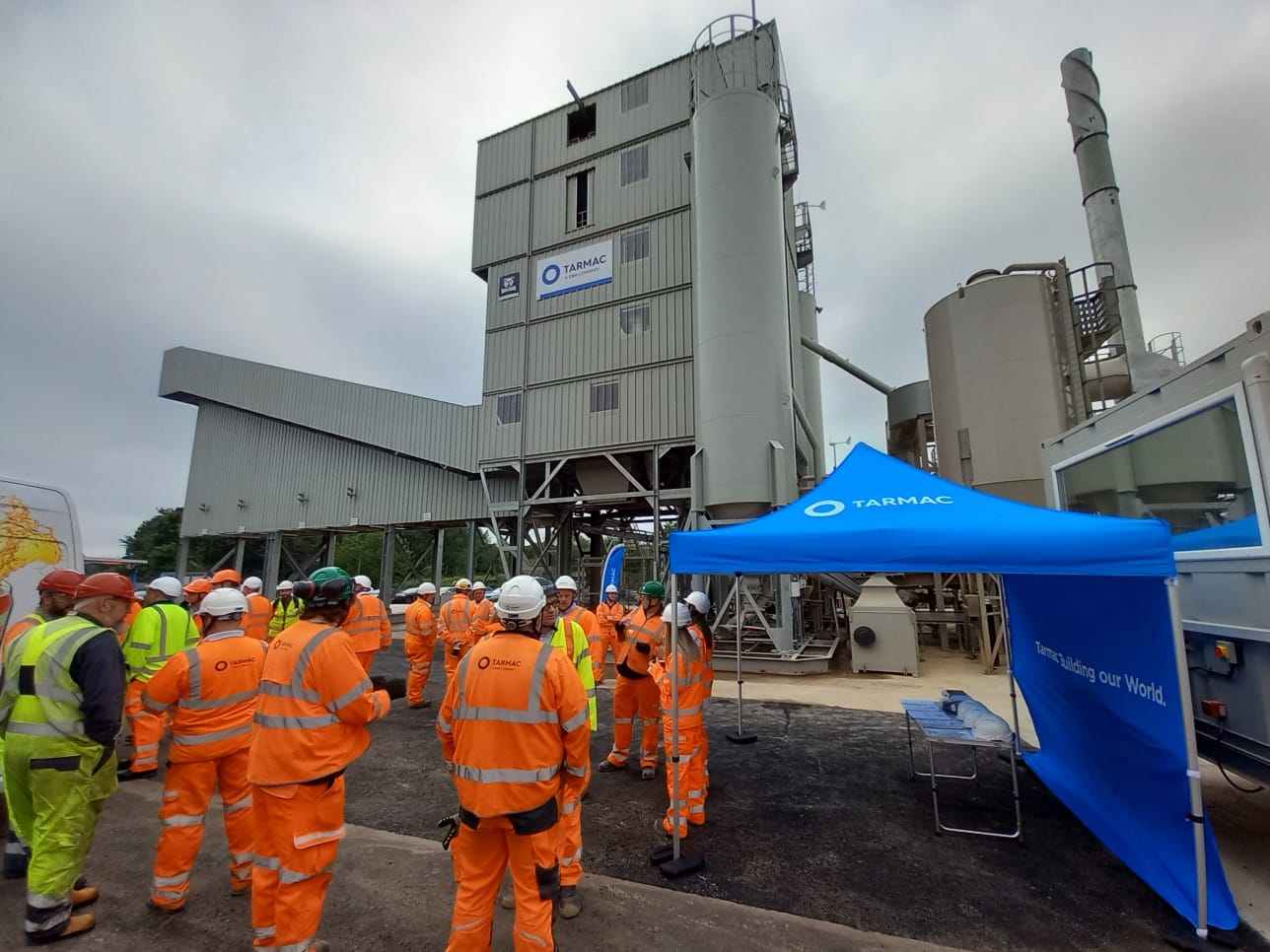 Tarmac launches new modern and sustainable asphalt plant - Tarmac