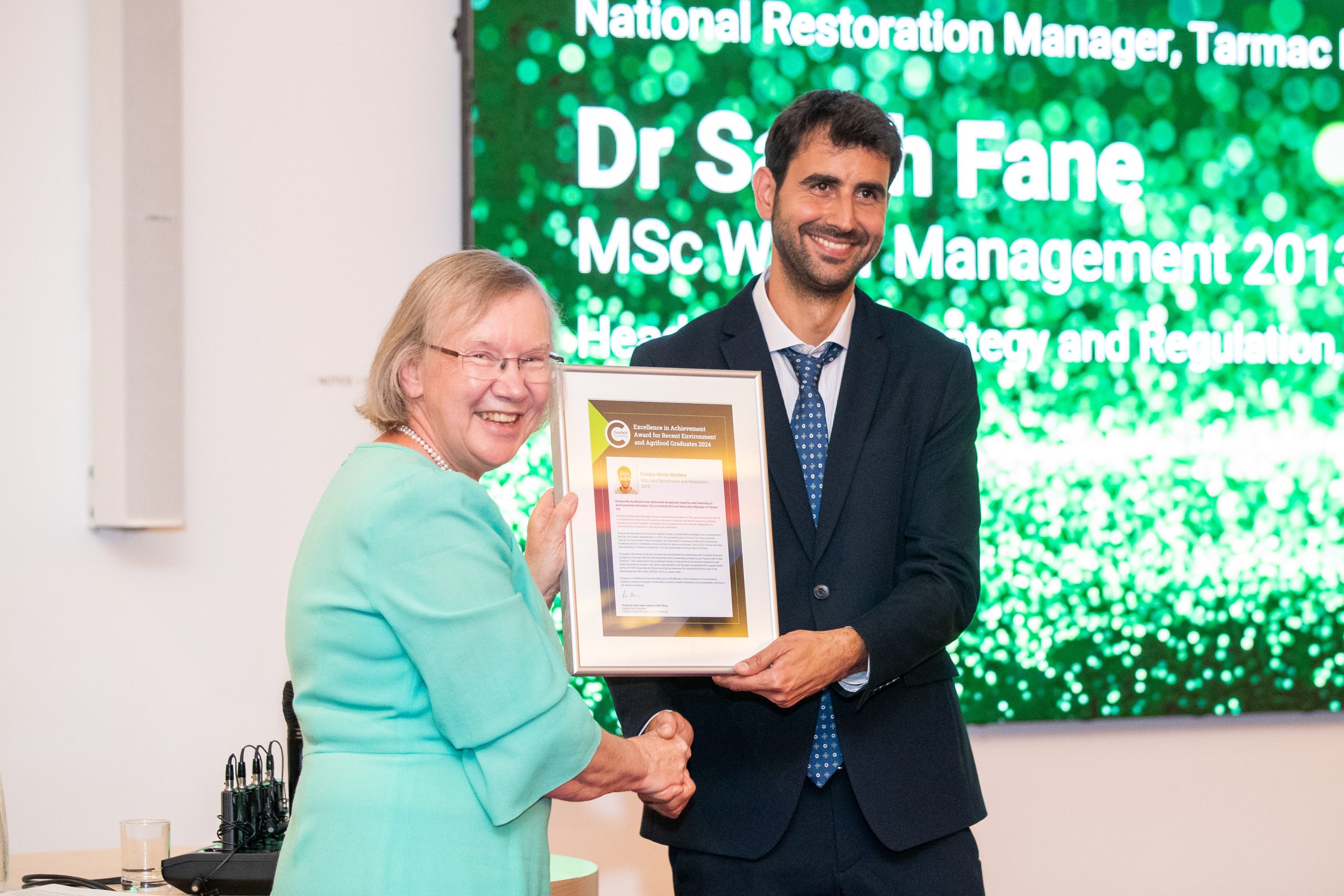 Success for Tarmac’s national restoration manager at 2024 Cranfield ...