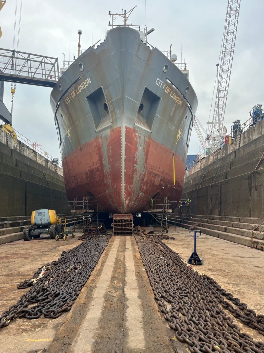 Refurb ensures City of London dredger is in ship shape! - Tarmac
