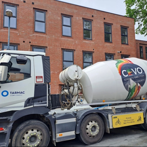 Low carbon liquid screed for apartments – Tarmac