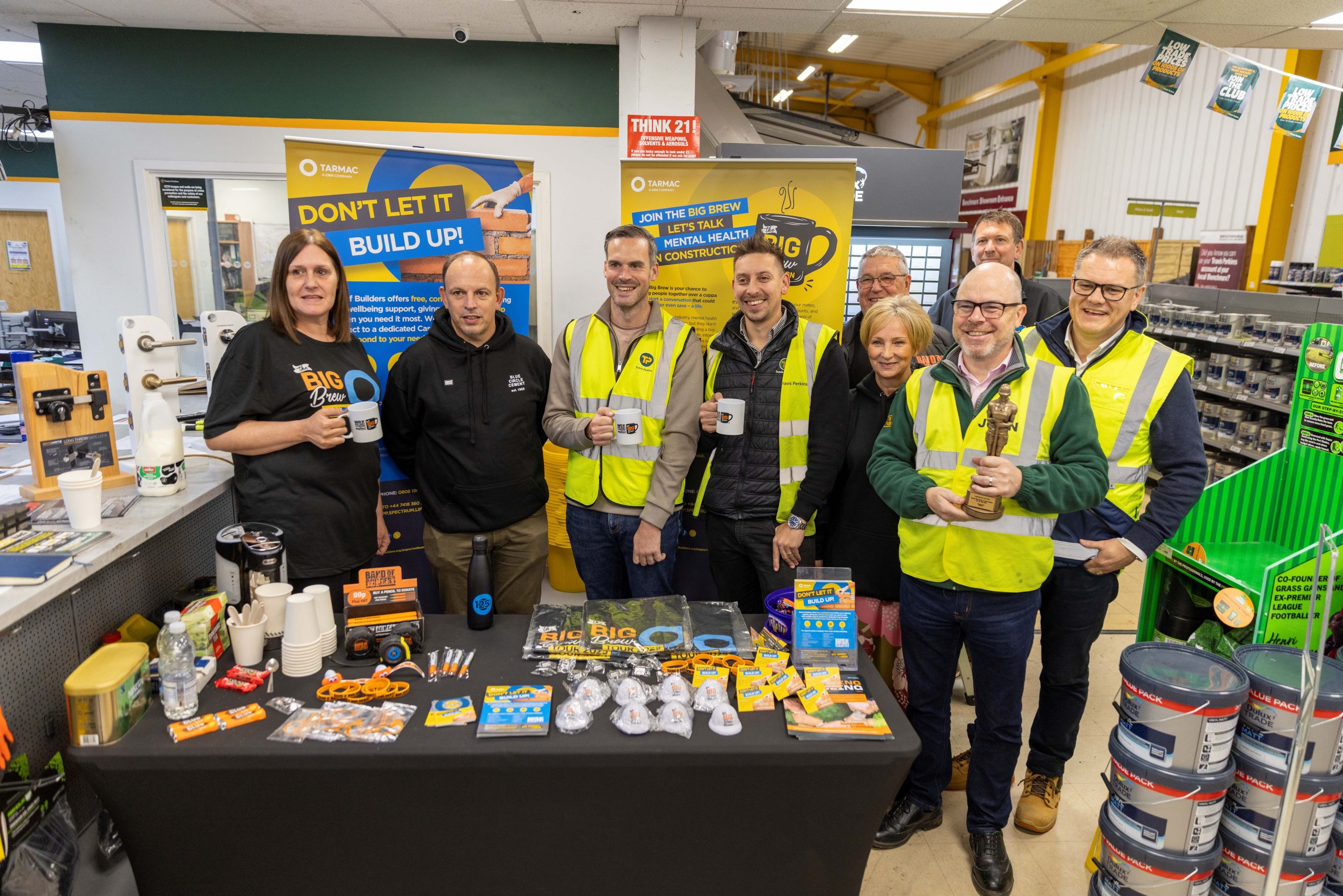 Big Brew Tour encourages positive conversations for tradespeople - Tarmac